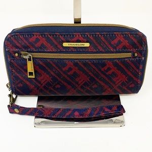 Travelon | Bags | Travelon Rfid Antitheft Travel Wallet Wristlet | Poshmark